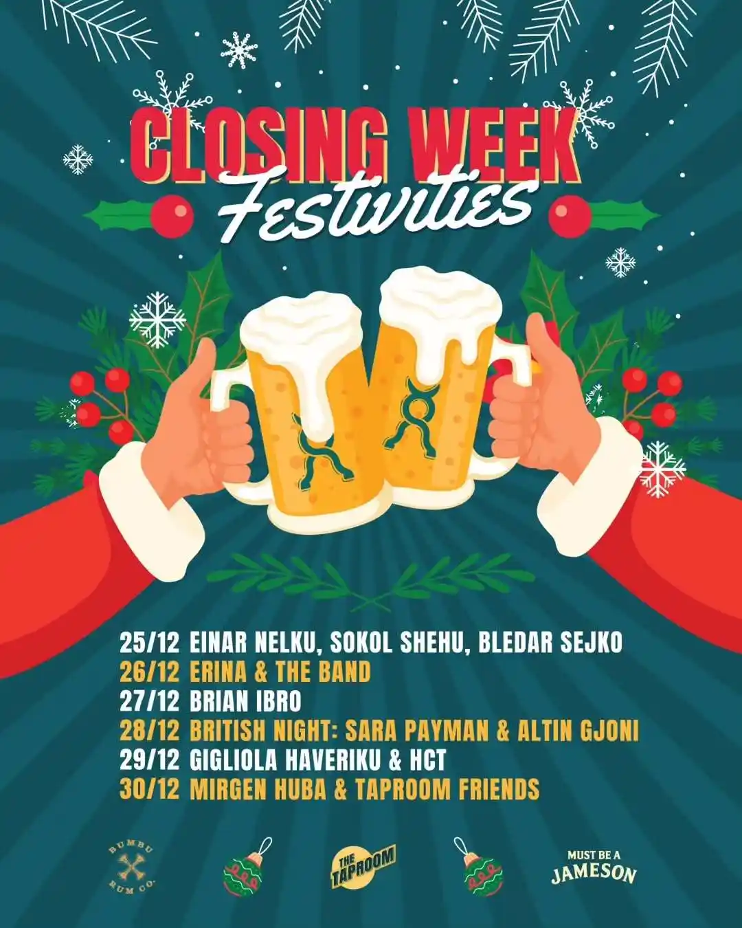 Java festive te "The Taproom" Tiranë - Almanart