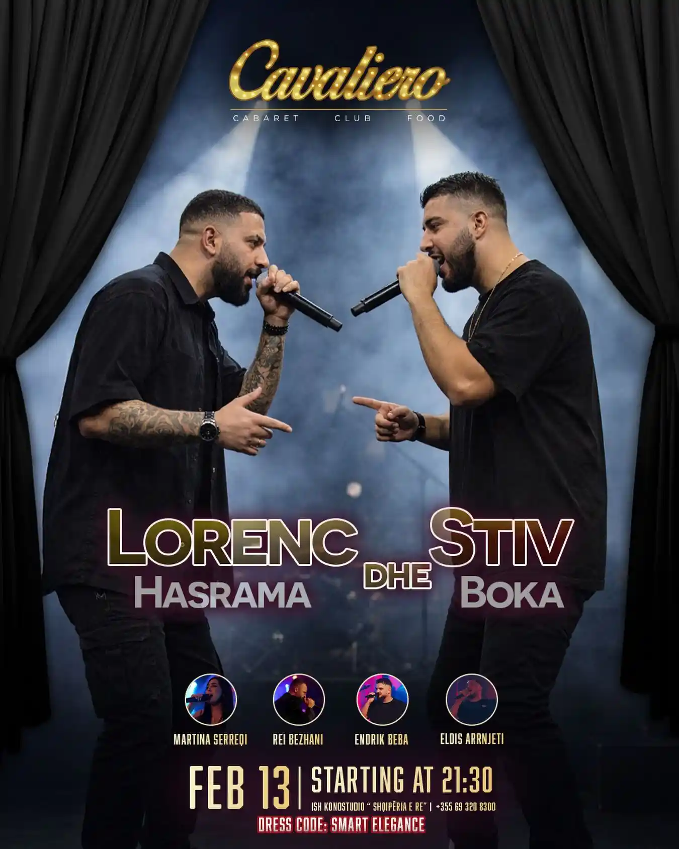 Live music nga Lorenc Hasrama & Stiv Boka te CAVALIERO CABARET CLUB ...